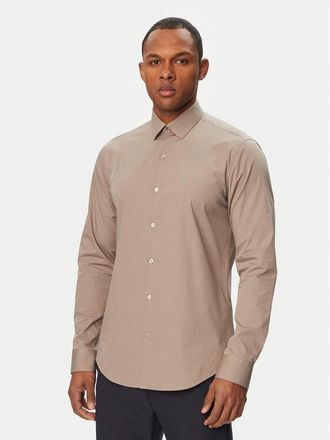 Calvin Klein Hemd Essentials LV019EU037 Beige Slim Fit