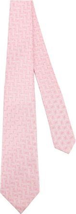 Kiton Homme, Accessoires, Rose, Taille: ONE Size Cravate en soie g&eacute;om&eacute;trique