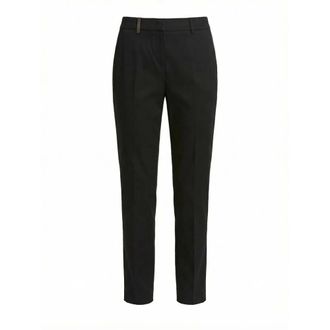 PESERICO Femme, Pantalons, Noir, Taille: 36 FR Iconic 4718 Pantalons