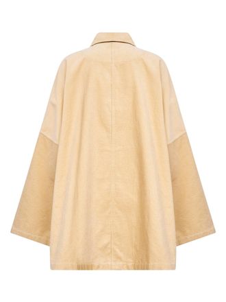Toteme Womens Beige Corduroy Shirt Jacket Cotton Bomber