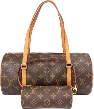 Louis Vuitton Crossbody Bags - Louis Vuitton Canvas Monogram Papillon Set Handbag - Gr. unisize - in Braun - f&uuml;r Damen
