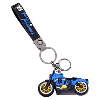 Generic Porte-cl&eacute;s d&eacute;coratif pour moto | Breloque cr&eacute;ative pour sac &agrave; main - Pendentif fantaisie cool pour couple, bleu, Refer to description