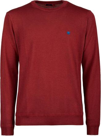Gallo Gallo, Homme, Pulls, Rouge, Taille: L Girocollo Knit