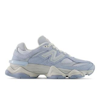 New Balance Unisex 9060 in Blau/Braun, Wildleder/Mesh, Gr&ouml;&szlig;e 37.5