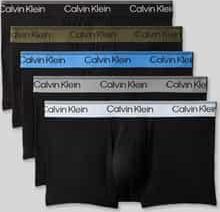 Calvin Klein Underwear Trunk mit elastischem Label-Bund im 5er-Pack