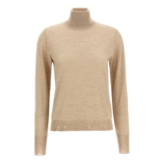 Golden Goose Femme, Pulls, Beige, Taille: 40 FR Pull col roulé Dilara