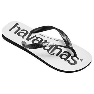 Havaianas Top Logomania, Tongues Mixte, Blanc, 27/28 EU