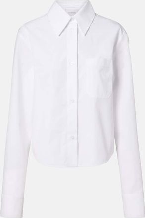 Sportmax Chemise Ceppo en popeline de coton m&eacute;lang&eacute;