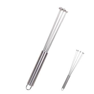 Generico Whisk &agrave; oeuf - Outil Beater manuel | M&eacute;langeur &agrave; mains en acier inoxydable | Frother &agrave; main pour battre et m&eacute;langer rapidement | Ustensile de cuisine 