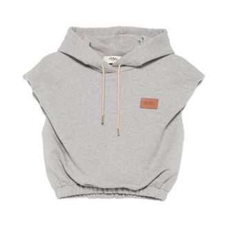 Fendi Damen, Sweatshirts & Hoodies, Grau, MGr&ouml;&szlig;e