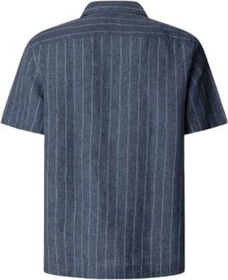 Fa&ccedil;onnable Chemise manches courtes &agrave; rayures en lin