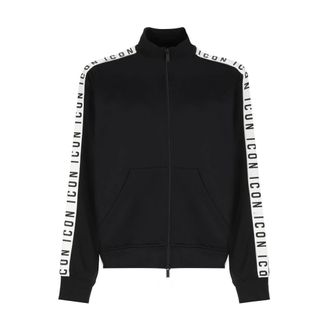 Dsquared2 Icon Sweatshirt mit Rei&szlig;verschluss - - Sweatshirts & Hoodies - Damen - Schwarzk - S