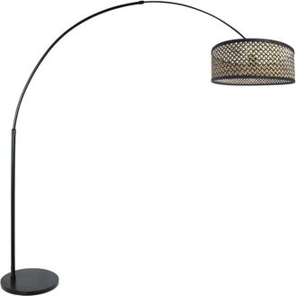 Steinhauer Steinhauer - stehlampe - Sparkled Light - schwarz - bambus metall