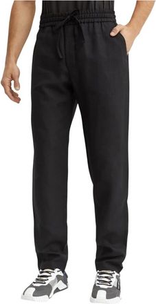 Dolce & Gabbana Homme, Pantalons, Noir, Taille: L Linen Pants