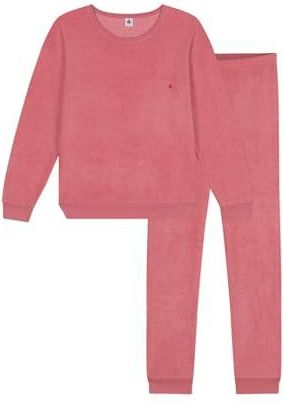 Petit Bateau Femme A0b5n Pyjama Manches Longues, Rosewood, XL EU