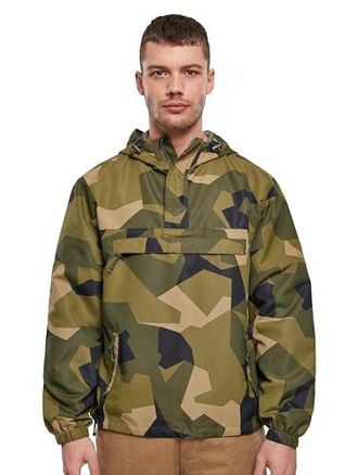 Brandit Summer Windbreaker, color: swedish camo, size: XXL