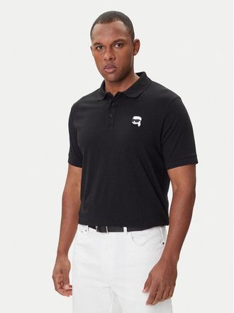Karl Lagerfeld Poloshirt 745710 500224 Schwarz Regular Fit