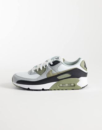 Nike Air Max 90 - Sneaker in Wei&szlig; und Khaki
