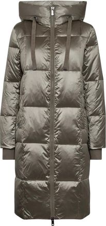 Mos Mosh MOS Mosh, Femme, Manteaux, Vert, Taille: 40 FR Doudoune métallique avec design matelassé