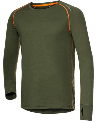 Parforce Baselayer Longsleeve Merino-Mix Oliv M