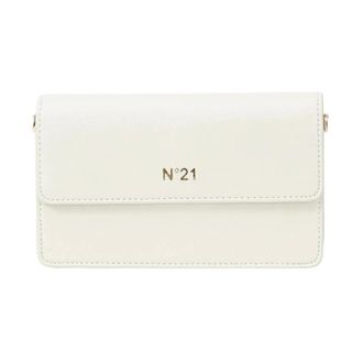 N&deg;21 Femme, Sacs, Blanc, Taille: ONE Size Sac &agrave; bandouli&egrave;re &eacute;l&eacute;gant avec sangle en cuir