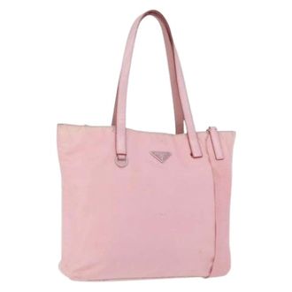 Prada Pre-owned Vintage Nylon Tote Bag - Femme - Pre-owned - Rose - Taille: ONE Size