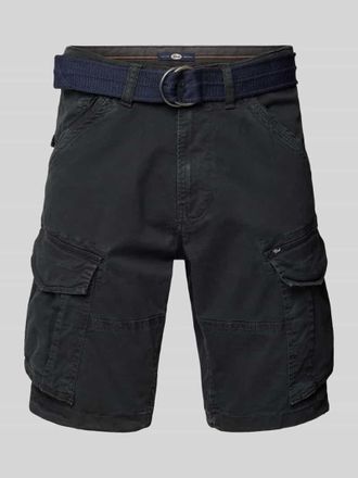 Petrol Industries Bermudas mit Cargotaschen und G&uuml;rtel