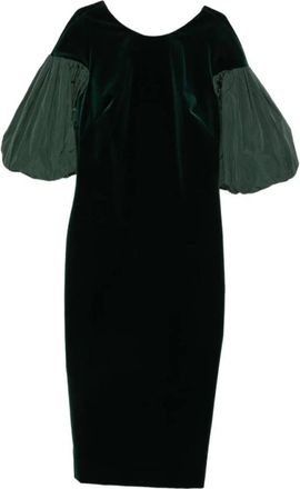 Max Mara Msetropico Midi Dress - Femme - Robes - Vert - Taille: 36 FR