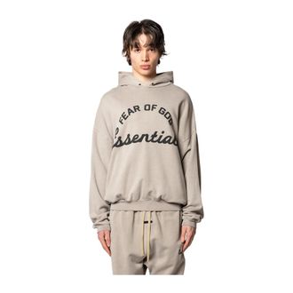 Fear of God Homme, Sweatshirts et sweats &agrave; capuche, Beige, Taille: XS Training 90S Hoodie Faded Seal