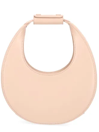 Staud Womens Mini Handbag Moon Powder Cow Leather (bos Taurus) Handbags Hand Bags
