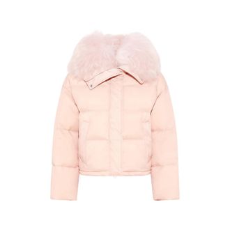 Yves Salomon Shearling-trim Down Jacket