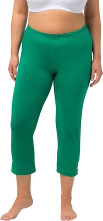 Ulla Popken Damen Caprihose Hose, Smaragd, W56 / L32
