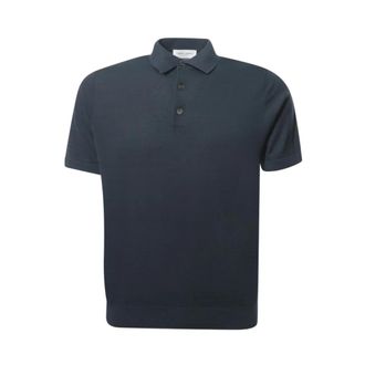 Balmain Homme, Tops, Bleu, Taille: 3XL Polo Manches Courtes