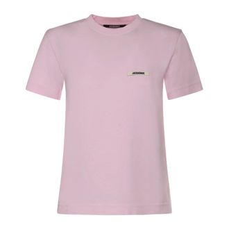 Jacquemus Femme, Tops, Rose, Taille: 42 FR Gros Grain T-shirt