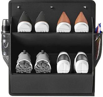 Generic zur Wandmontage - platzsparendes selbstklebendes, vertikaler Schuh-Organizer | Konfiguration des Schranks des kompakten Aufbewahrungshalters, f&uuml;r die 