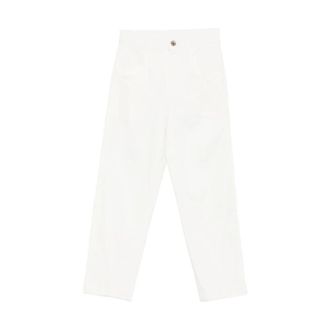 Eleventy Straight Hosen - - Trousers - Damen - Wei&szlig; - L