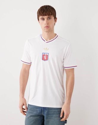 adidas adidas Football - Olympique Lyonnais 75 - Trikot in Wei&szlig;