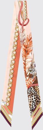 Ferragamo Bandeau en soie avec imprim&eacute; graphique Gancini