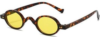Generic Lunettes De Soleil Dext&eacute;rieur For Hommes, Vacances For Femmes &Agrave; Petite Monture(Yellow)