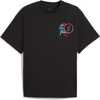 Puma Scoot Lab Basketball Graphic T-Shirt Unisex, Kleidung, Schwarz, 3XL