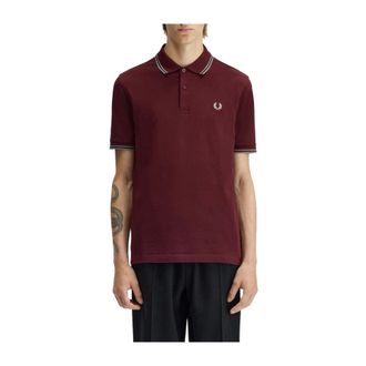 Fred Perry Homme, Tops, Rouge, Taille: XL Polo Chemises
