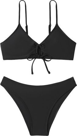 Generic Badeanzug Damen 75E - Sexy Bikini-Badeanzug Damen- Push-Up-Bikini-Set Tanga Brasilianischer Badeanzug Strandkleidung Trainings Shirt Herren