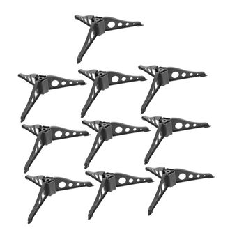 Angoily 10 St&uuml;ck Weihnachtsbaumst&auml;nder aus Robustem Kunststoff Stabiler Weihnachtsbaumhalter f&uuml;r Zuhause Einfache Montage Schwarz