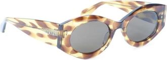 Alaia Femme, Accessoires, Multicolore, Taille: ONE Size Oval Lunettes de soleil
