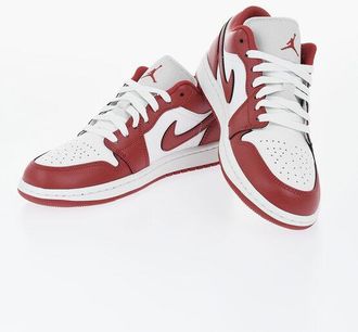 Nike Bicolour Leather Low Sneakers AIR JORDAN 1 size 45,5