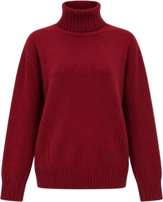 Liu Jo Wf6219 Ms009 Col roul&eacute; - Femme - Pulls - Rouge - Taille: 40 FR