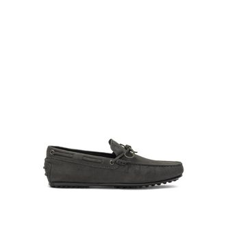 Tod's City Gommino Leder Mokassin Anthrazit - - Shoes - Herren - Grau - 41 1/2 EU