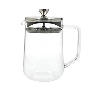 La Cafetière Loose Leaf 4 Tassen // 1050ml Teekanne mit Deckel, hitzebeständiges Glas-Tee-Ei mit integriertem Edelstahlfilter für Teeblätter und gemahlenen Kaffeea