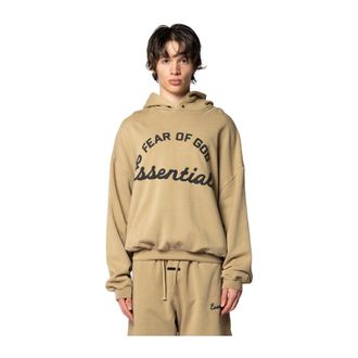 Fear of God Homme, Sweatshirts et sweats &agrave; capuche, Beige, Taille: M Training 90s Sweat &agrave; capuche