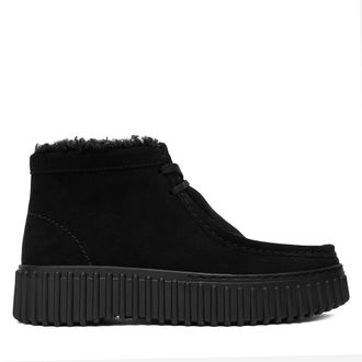 Clarks Schn&uuml;rschuhe Clarks Torhill Moss 26182916 Schwarz